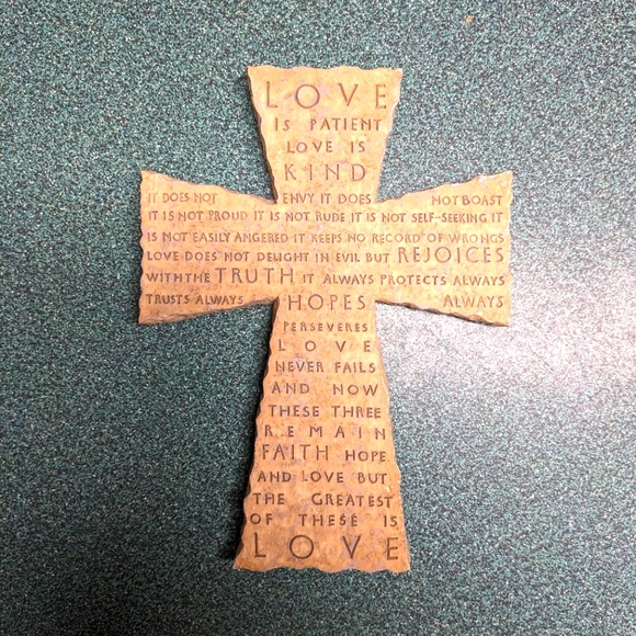 Wall Decor | Wall Cross With Scripture | Poshmark